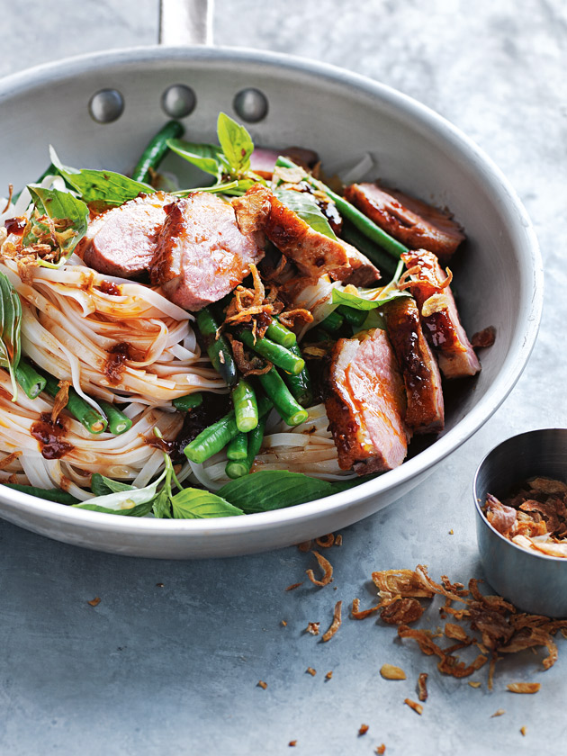 Cheats Chilli Duck And Basil Stir Fry | Donna Hay